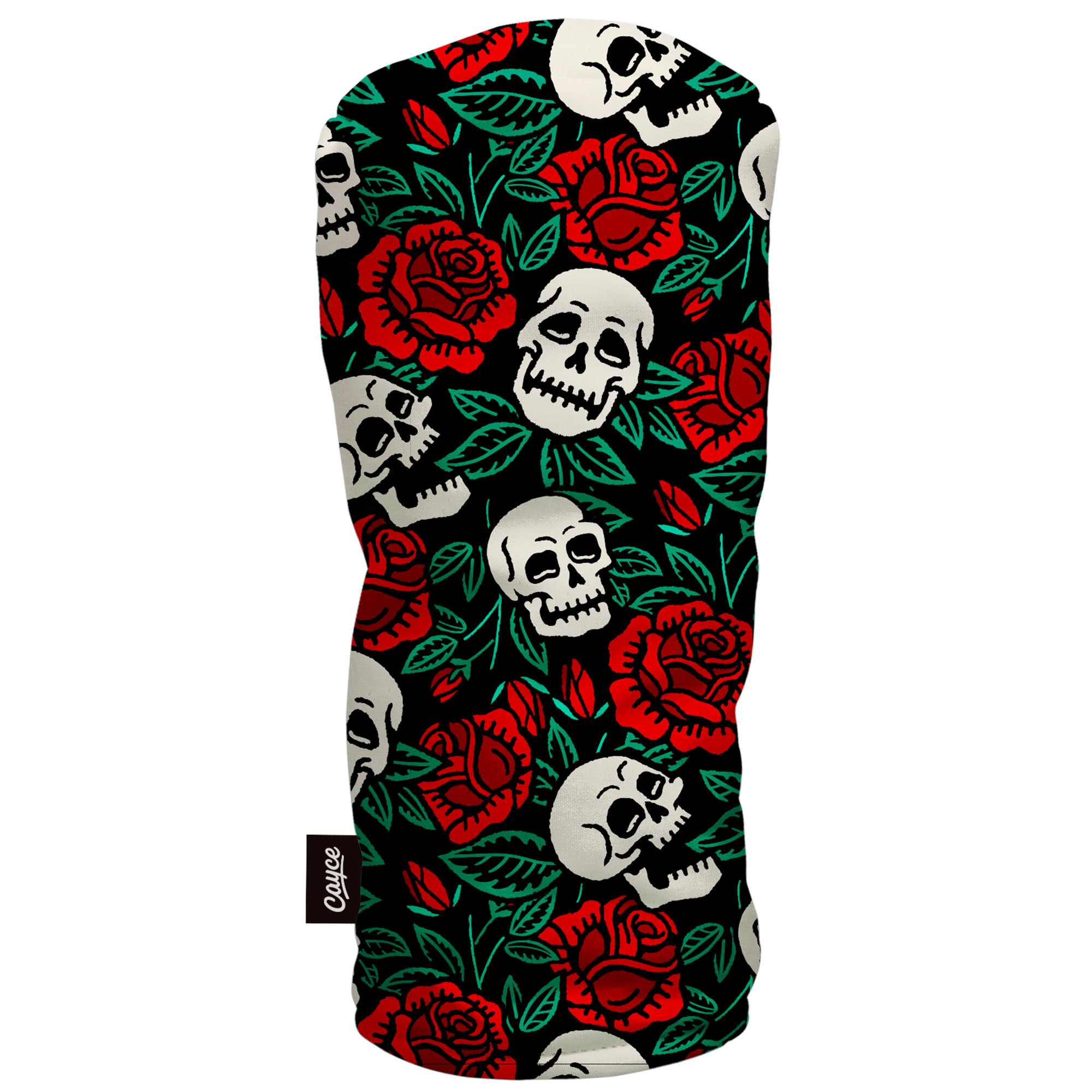Rose & Skull Golf Head Cover | Driver & Fairway Wood